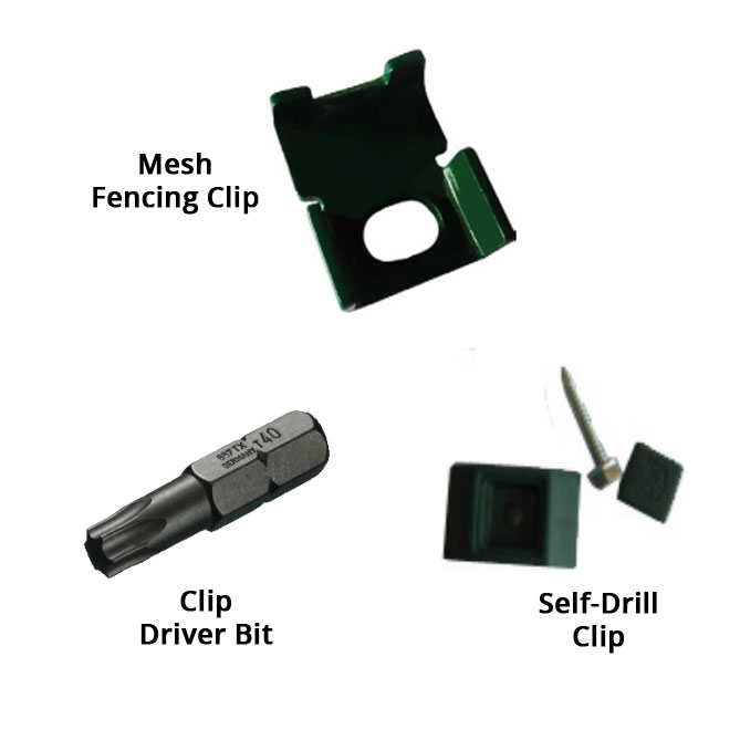Mesh Panel Installation Accessories for Fencing