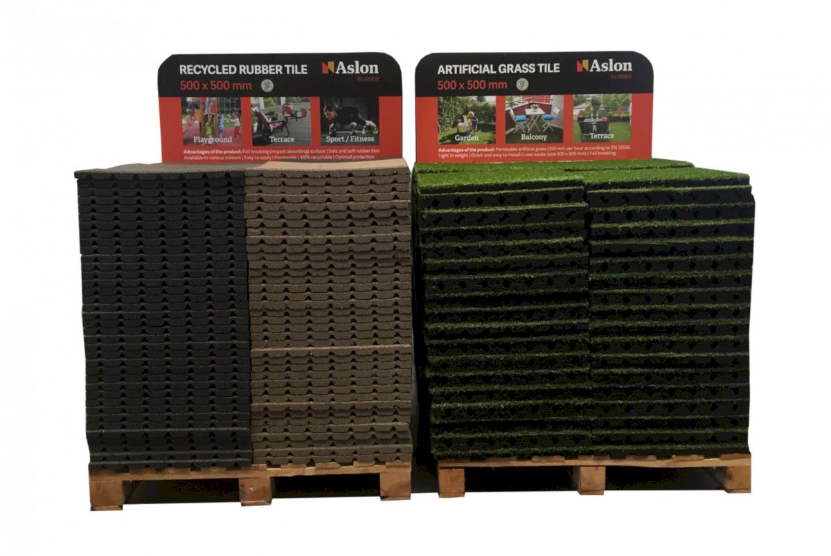 Rubber Tiles by Aslon Sand